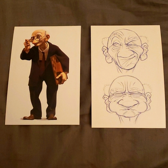 Disney | Office | Disney Pixar Postcards Geris Game Postcards | Poshmark
